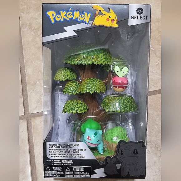 Pokemon | Toys | Pokemon Select Summer Forest Environment Figure ...